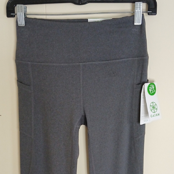 GAIAM | Pants & Jumpsuits | Gaiam Charcoal Yoga Pants | Poshmark